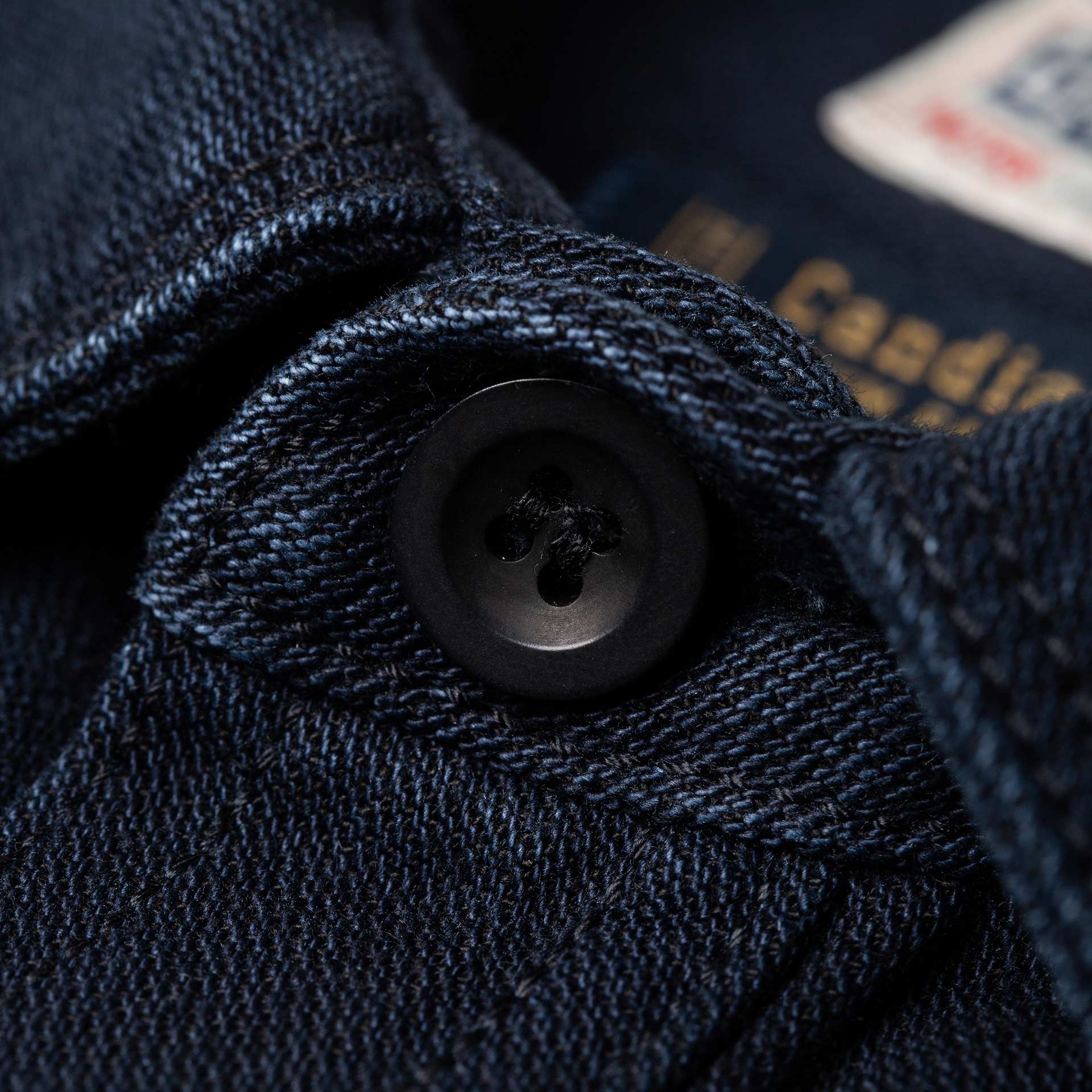 BWS-04 SCOUT OVERSHIRT 13 oz. stay-blue x black modal BT | BENZAK ...